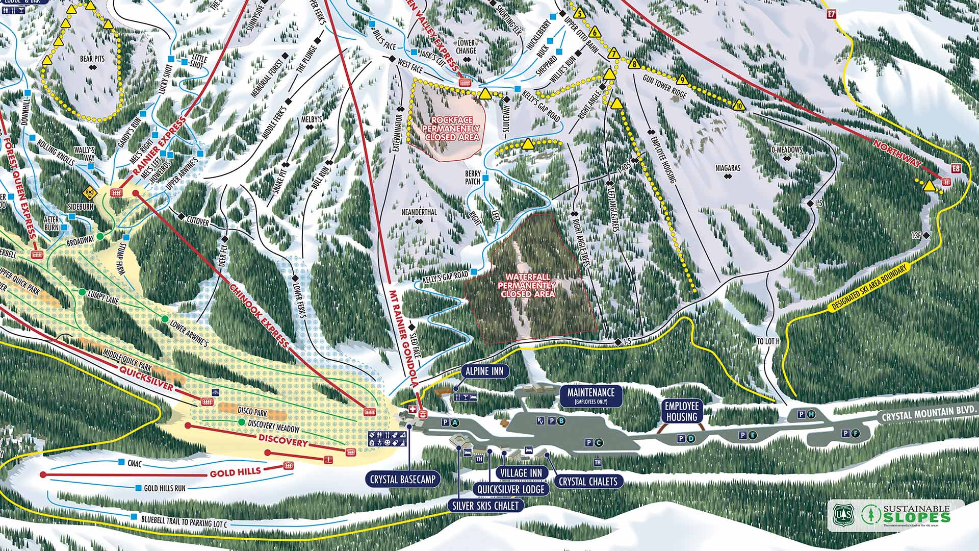 Trail Maps | Crystal Mountain Resort